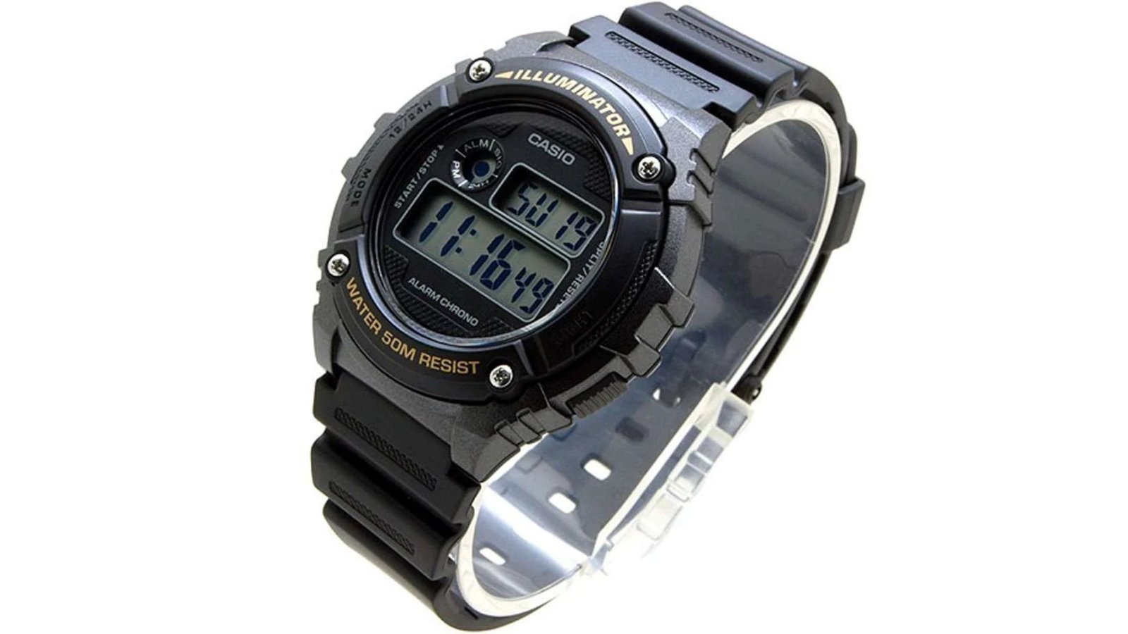 Reloj Casio W – 216H – 1B Plástico de Hombre – BfsStore