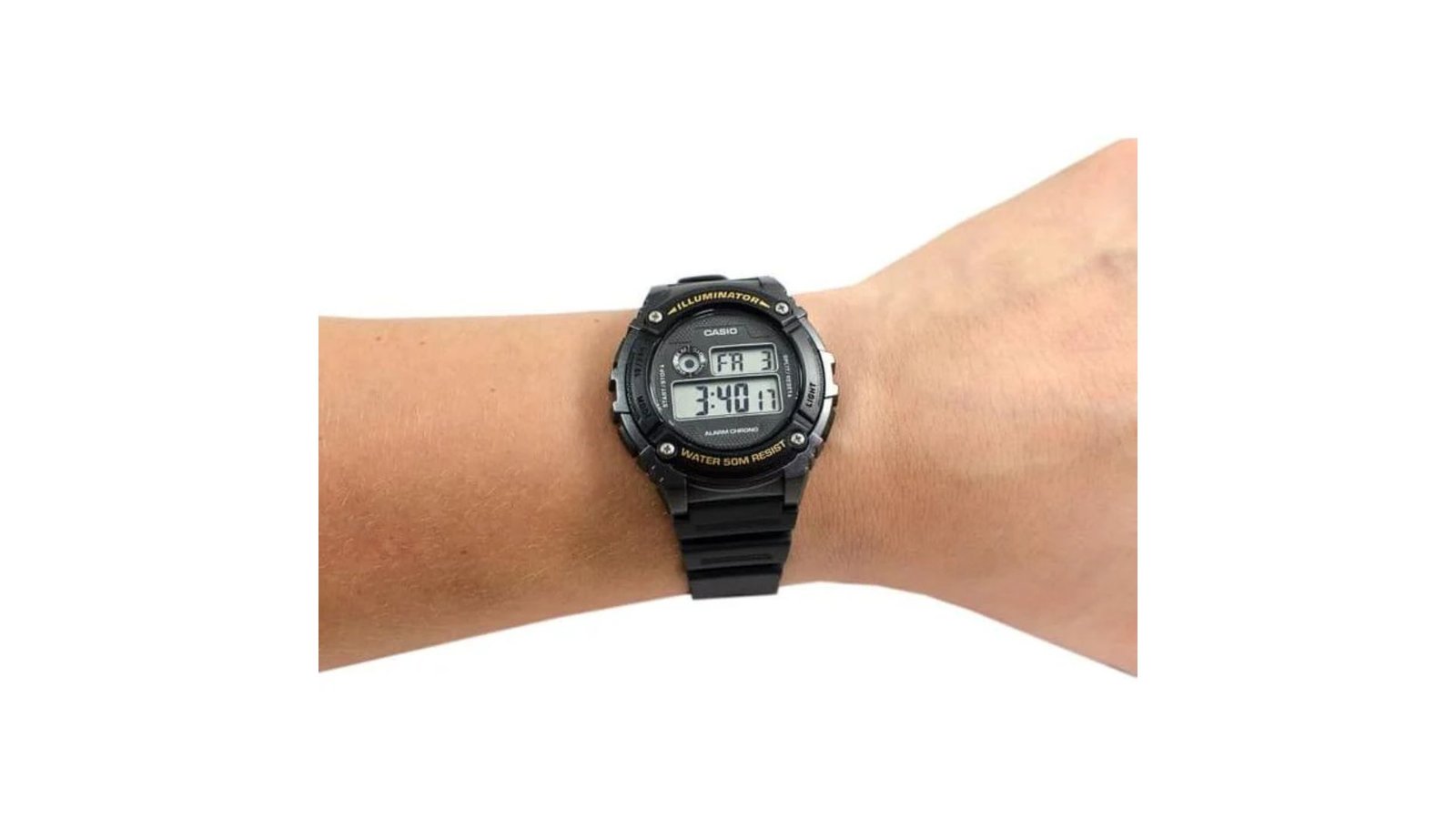 Reloj Casio W – 216H – 1B Plástico de Hombre – BfsStore